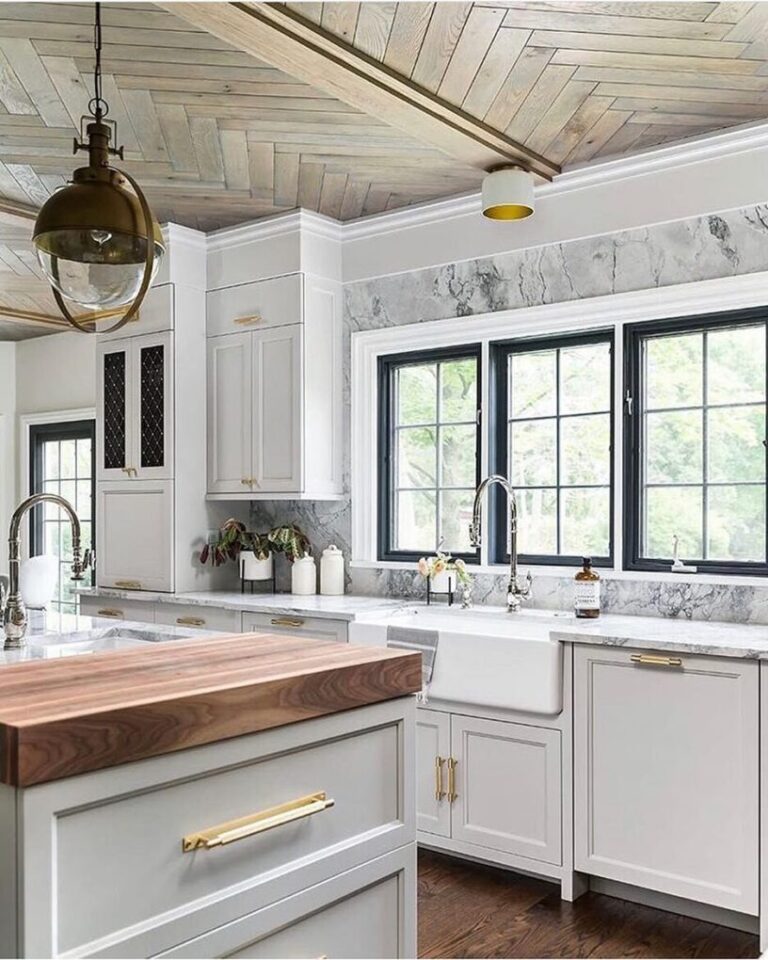 16 Creative Kitchen Ceiling Ideas You'll Adore - StoryNorth