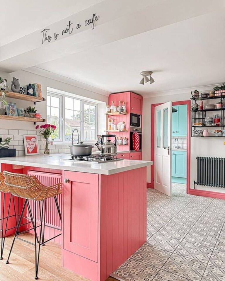 19 Pink Kitchen Ideas for a Fun and Feminine Touch - StoryNorth