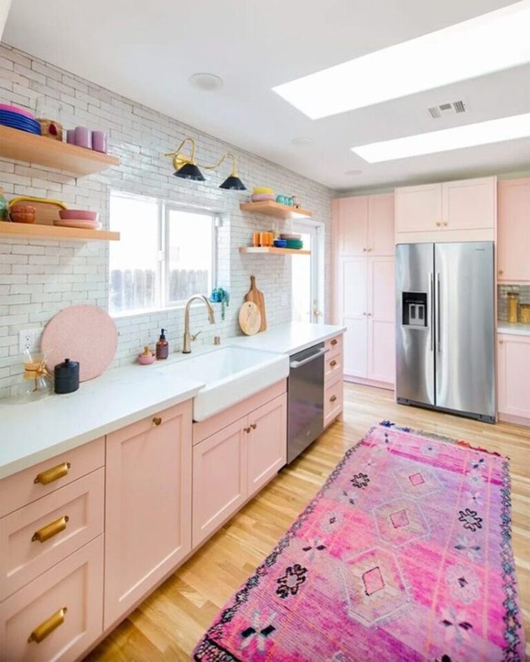 19 Pink Kitchen Ideas for a Fun and Feminine Touch - StoryNorth